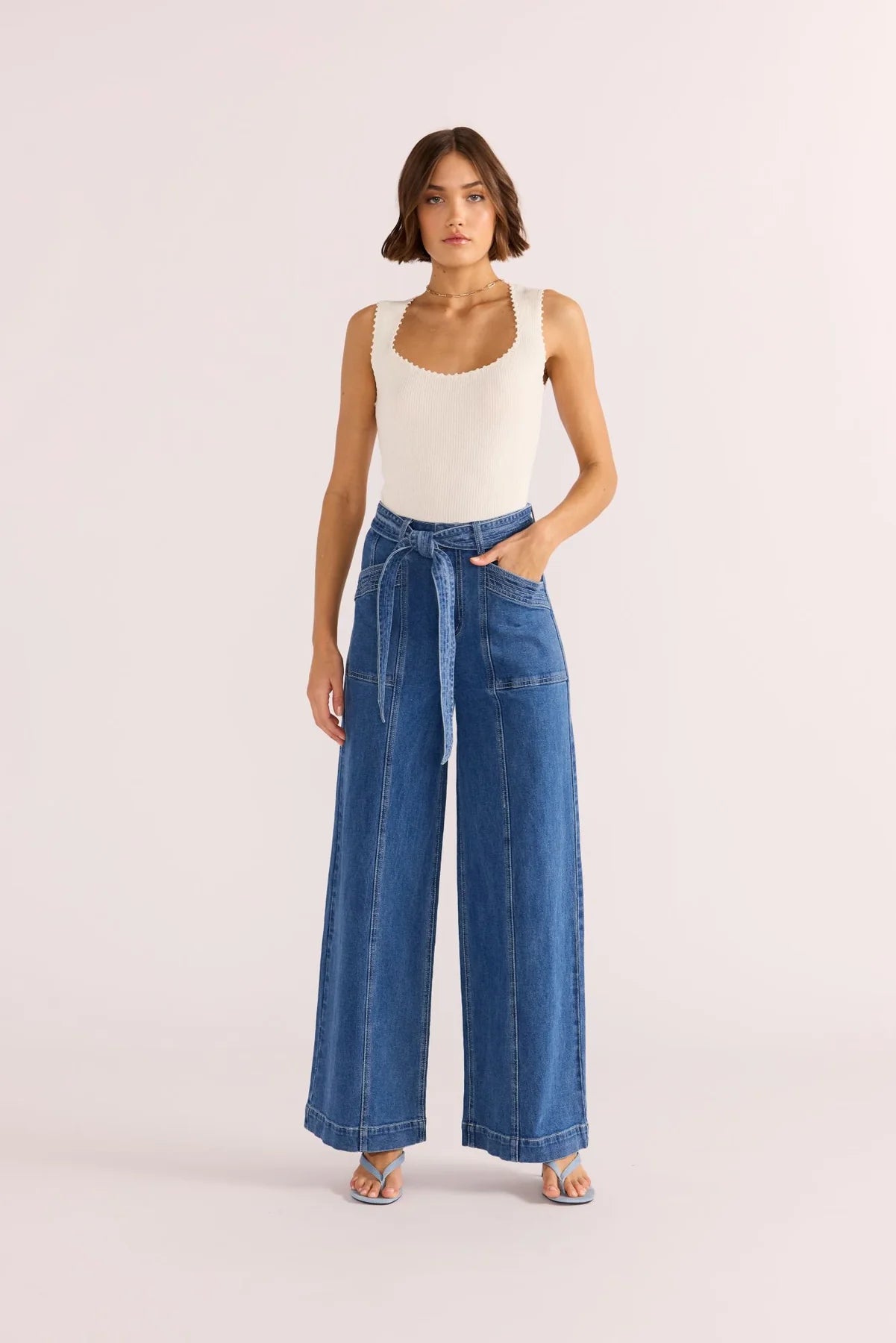 Ellis Denim Panel Jean – Fox and Oak