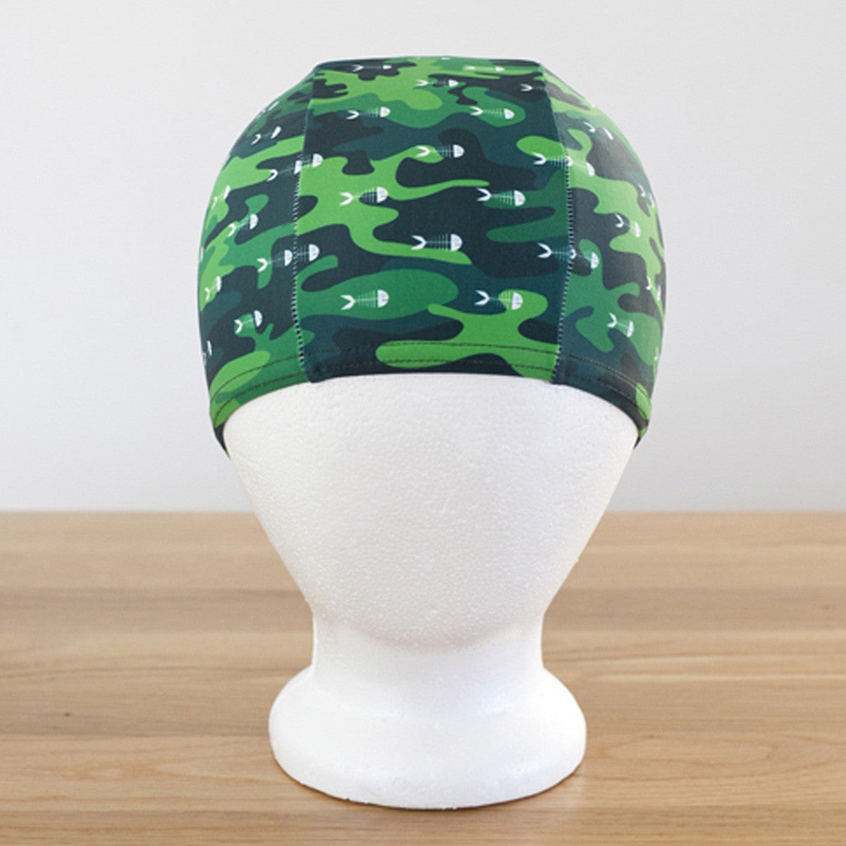 Swimming Cap | Camofish in Green (Lycra) – Fox and Oak